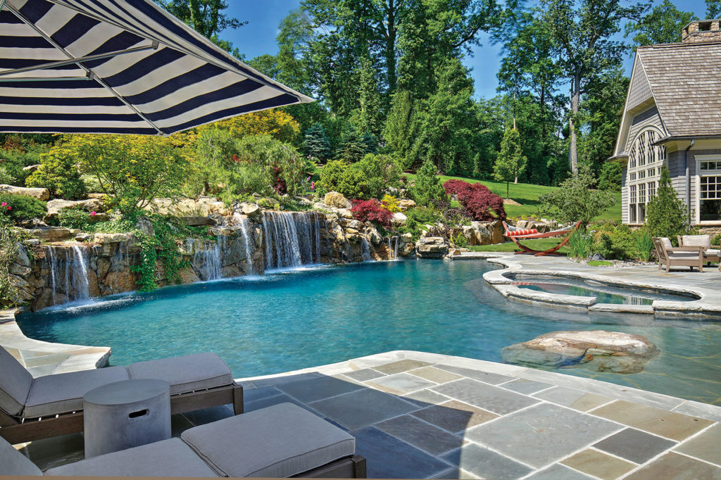 Leveling the Land to Make Room for this Beautiful Backyard - DesignNJ